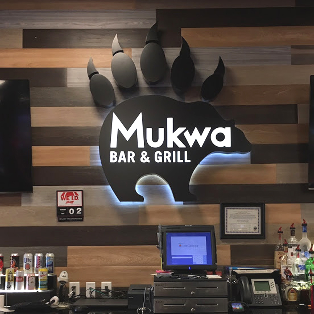Mukwa Bar & Grill - Pro Image Design | Traverse City Sign Design ...